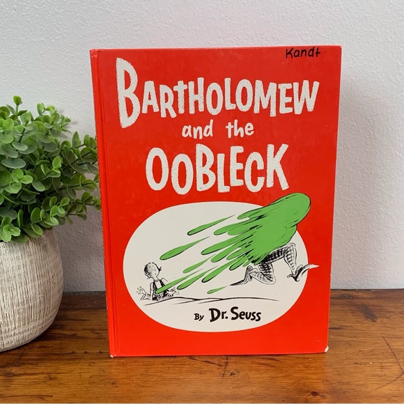 Vintage | Other | Vintage Bartholomew And The Oobleck Dr Seuss Book ...